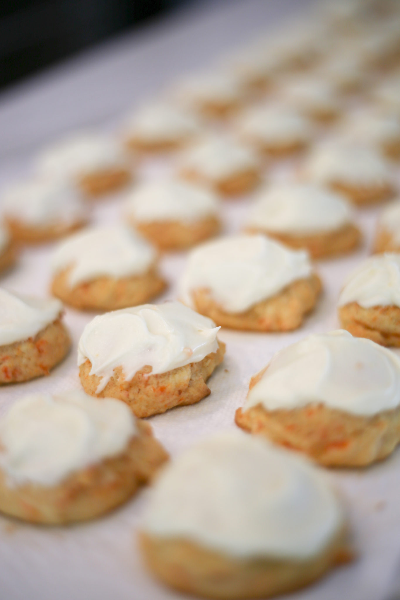 Melt In Your Mouth Mini Orange Cookies - The Unlikely Hostess