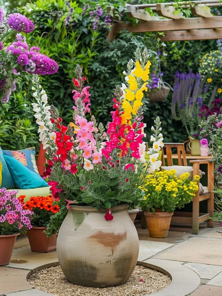 25 Large & In Charge Front Porch Flower Pot Ideas - The Unlikely Hostess
