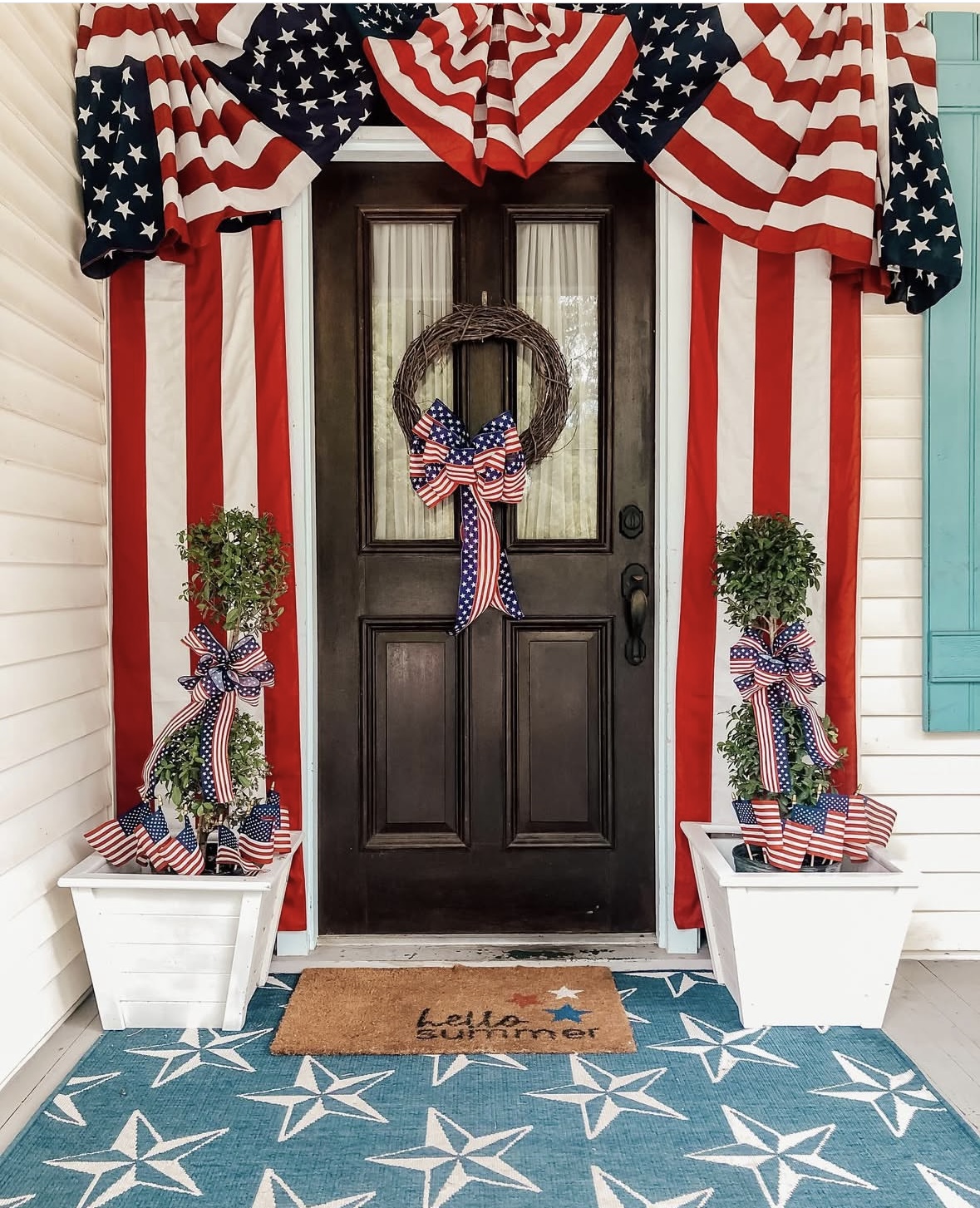 30 Inspiring Patriotic Decorations With Farmhouse Style - The Unlikely ...