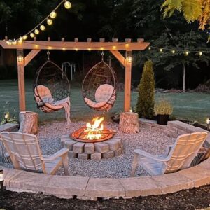 15 Backyard Firepits & DIY Landscaping Ideas - The Unlikely Hostess