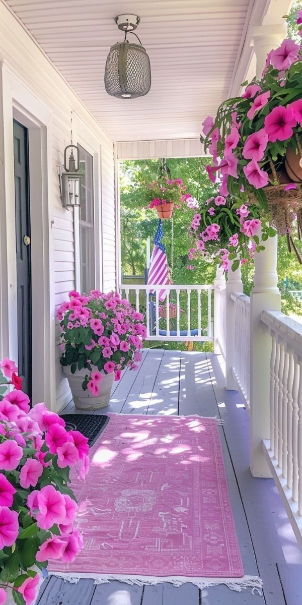 20 Rejuvenating Spring Porch Decor Ideas - The Unlikely Hostess