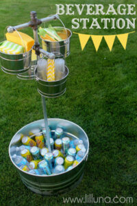 22 Smart Drink Station Ideas That Are Ready For A Party - The Unlikely ...