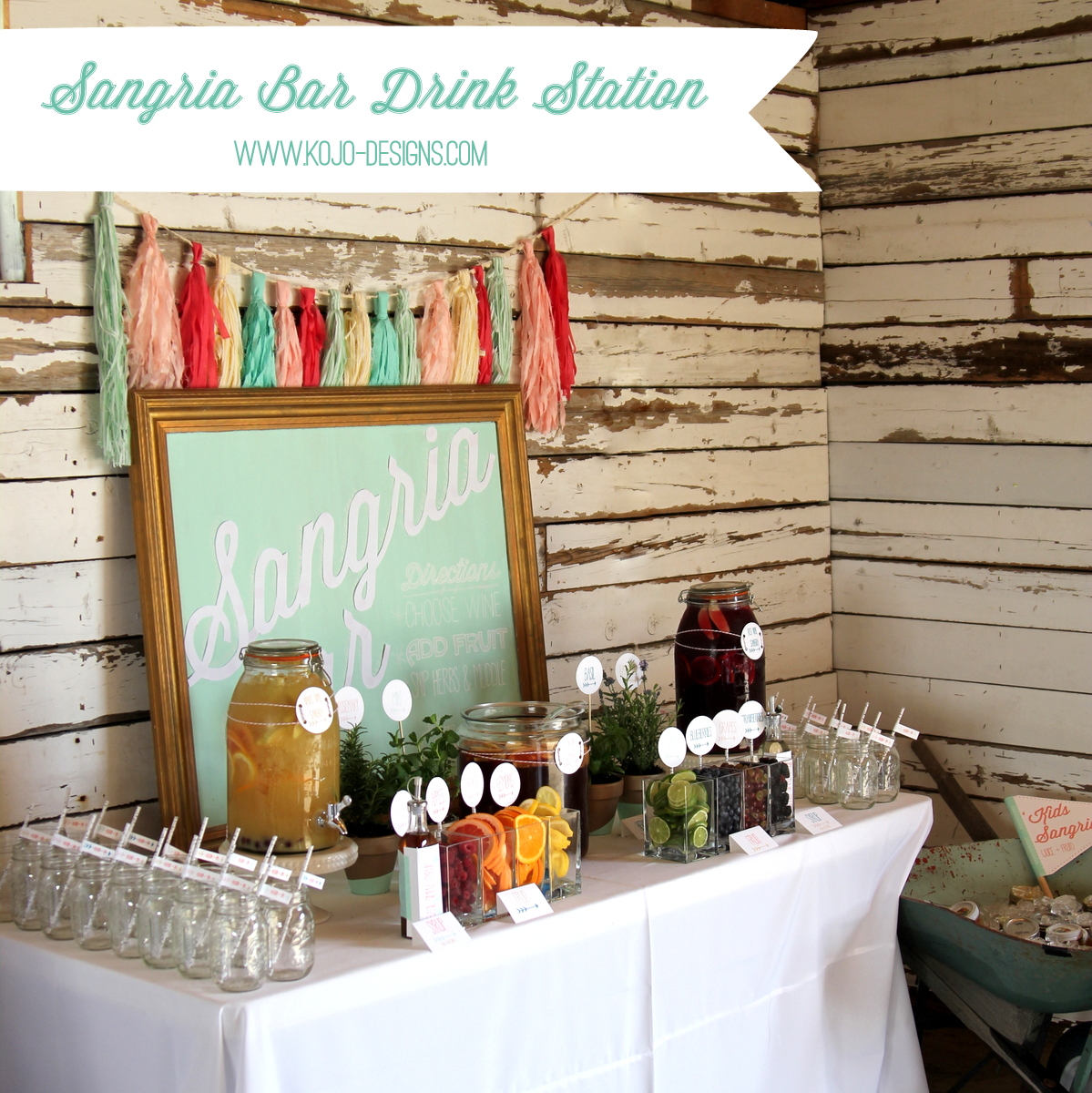 15 Drink Station Ideas That Are Ready For A Party - The Unlikely Hostess